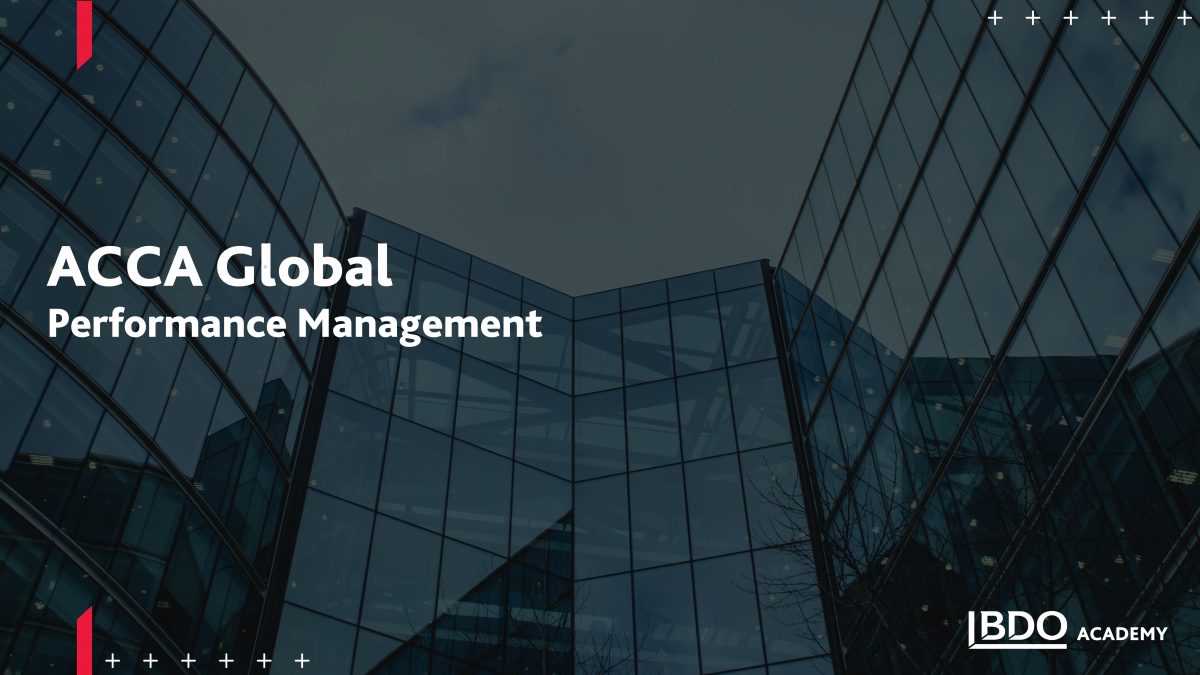 რა უნდა ვიცოდეთ ACCA Performance Management-ის გამოცდის შესახებ - ბიდიო ...